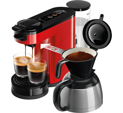 Philips Senseo Switch HD6592/84 Rot | Coolblue - Vor 13:00, morgen da