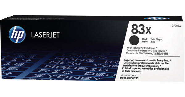 HP-Toner 83X Schwarz (Hohe Kapazität) | Coolblue - Vor 13:00, morgen da