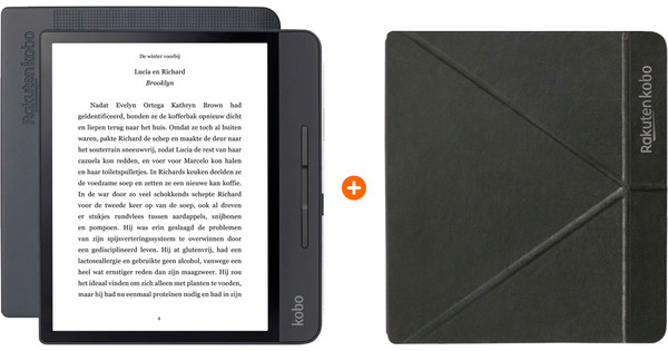 Kobo Forma + Sleep Cover Schwarz | Coolblue - Vor 12:00, morgen da