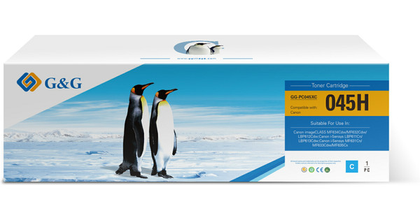 G&G 045 Toner Cartridge Cyan (High Capacity) | Coolblue - Before 13:00 ...