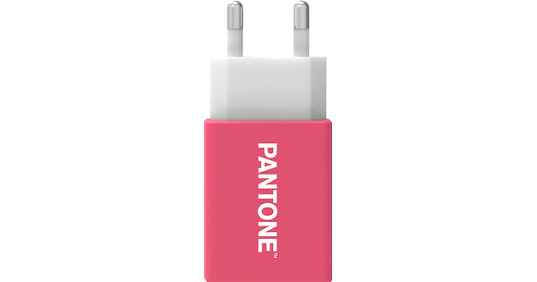 Pantone Charger with USB-A Port 10W Pink | Coolblue - Before 13:00 ...