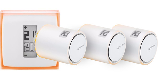 Netatmo Thermostat + 3 Radiator Knobs | Coolblue - Before 13:00 ...