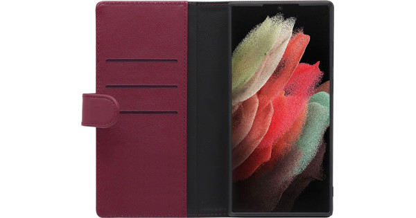 BlueBuilt Samsung Galaxy S22 Ultra 2-in-1 Case Red | Coolblue - Before ...