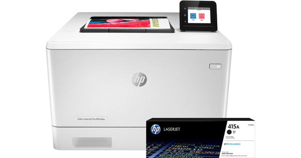 HP Color LaserJet Pro M454dw + 1 Extra Black Toner Cartridge | Coolblue ...
