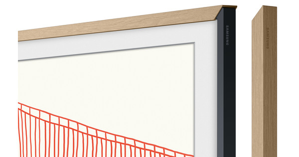 Samsung 50-inch The Frame Bezel Modern Teak (2021) | Coolblue - Fast ...