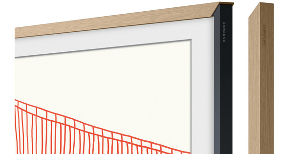 Samsung 43-inch The Frame Bezel Modern Teak (2021) | Coolblue - Fast ...