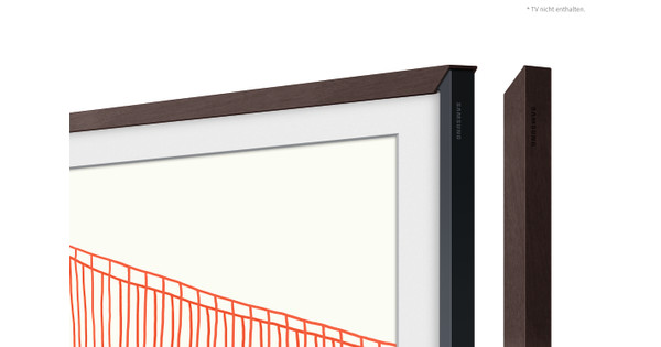 Samsung 50-inch The Frame Bezel Modern Brown (2021) | Coolblue - Fast ...