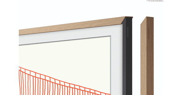 Samsung 55-inch The Frame Bezel Modern Teak (2021) | Coolblue - Fast ...