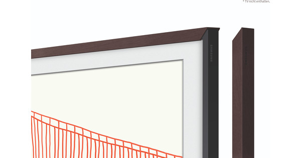 Samsung 65-inch The Frame Bezel Modern Teak (2021) | Coolblue - Fast ...