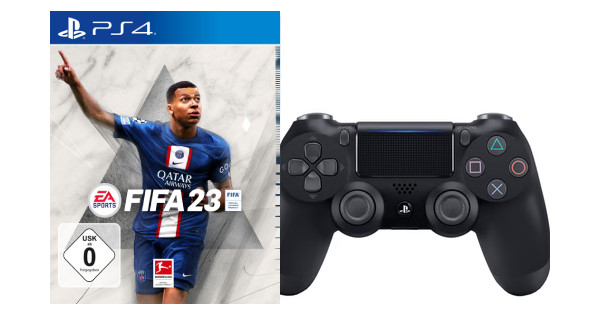 FIFA 23 PS4 + Sony DualShock Controller Schwarz | Coolblue - Vor 13:00 ...
