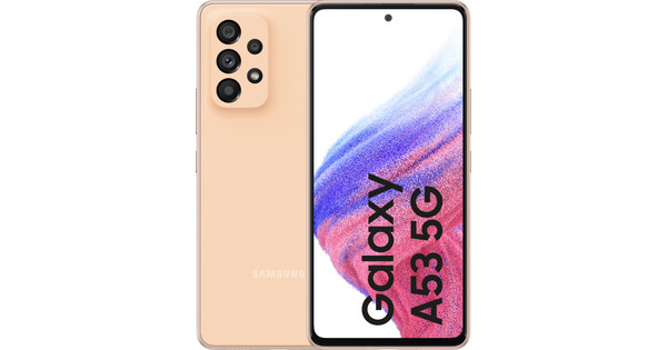 Samsung Galaxy A53 128 GB Orange 5G | Coolblue - Vor 12:00, morgen da