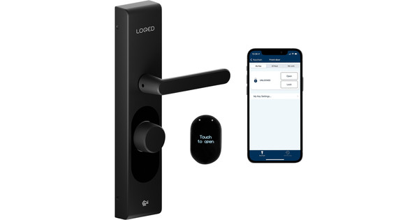 LOQED Touch Smart Lock Schwarz | Coolblue - Vor 13:00, morgen da