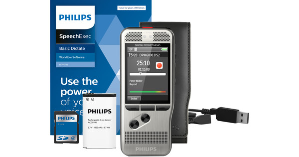 Philips PocketMemo Diktiergerät DPM6000 | Coolblue - Vor 13:00, morgen da