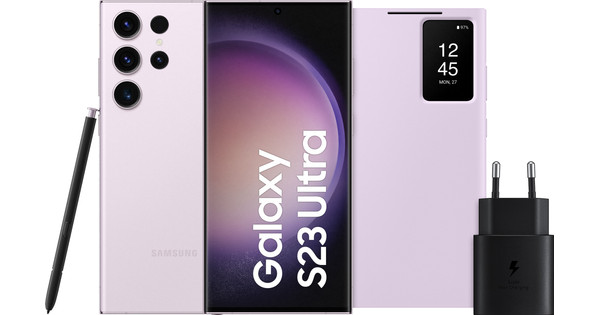 Samsung Galaxy S23 Ultra 256GB Rosa 5G + Zubehörpaket | Coolblue - Vor ...