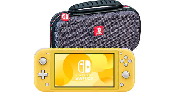 Nintendo Switch Lite Yellow + Bigben Travel Case | Coolblue - Before 12 ...