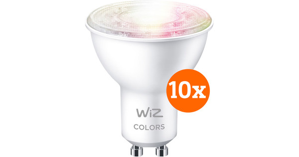 WiZ Spot 10-pack - Smart LED Lighting - Colored and White | Coolblue ...