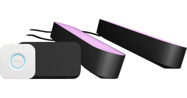 Philips Hue Play HDMI Sync Box + Lightbar Schwarz Doppelpack + Bridge ...