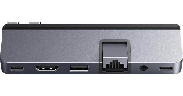 Targus HyperDrive DUO Pro 7-in-2 USB-C Hub - Gray | Coolblue - Before ...