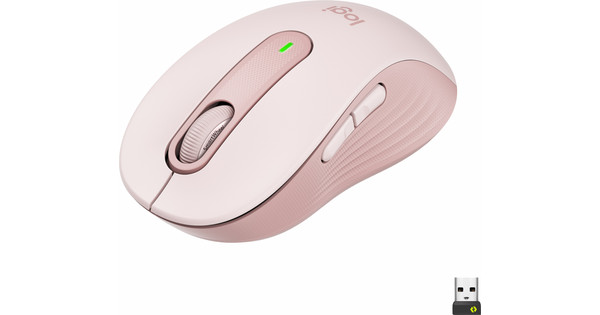 Logitech Signature M650 L Kabellose Maus Rosa | Coolblue - Vor 13:00 ...