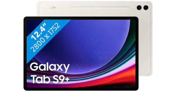Samsung Galaxy Tab S9 Plus 12.4 inches 256GB WiFi Cream | Coolblue ...