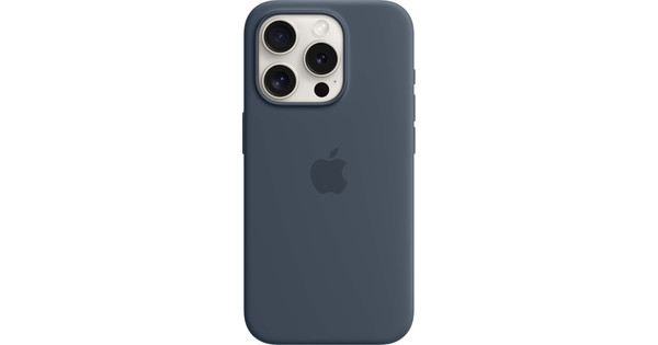 Apple iPhone 15 Pro Back Cover with MagSafe Storm Blue | Coolblue ...