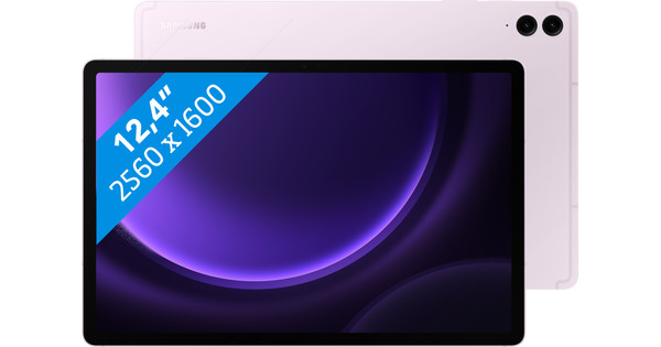 Samsung Galaxy Tab S9 FE Plus 128GB WiFi Purple | Coolblue - Before 13: ...