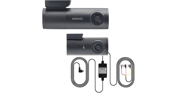 Nordval DC102-4K Dash Cam 64GB + PMPC01 Parking Mode Cable Set ...