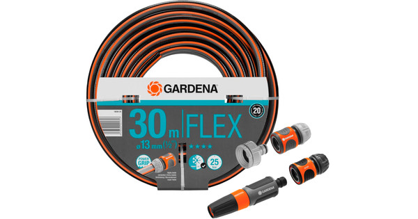 Gardena Comfort FLEX 1/2 30m + Adapters | Coolblue - Before 13:00 ...