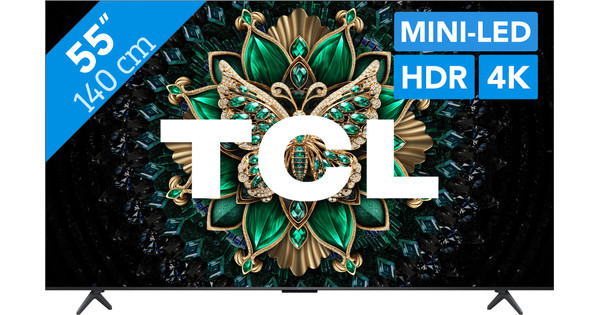 TCL 55 Zoll QD Mini-LED C61K 4K (2025) | Coolblue - Schnelle Lieferung