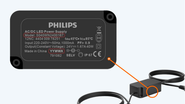How do you switch the power cable of your Philips outdoor light ...
