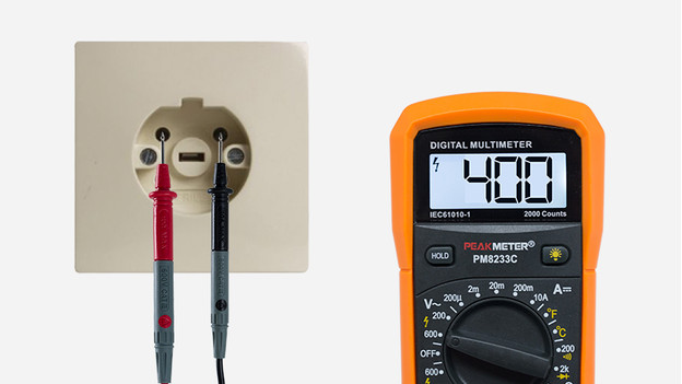 Multimeter Strom Messen Steckdose
