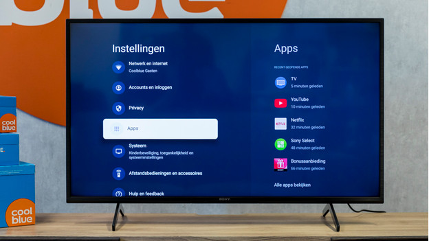 How do you set up the apps on your Sony smart TV? | Coolblue - Free ...