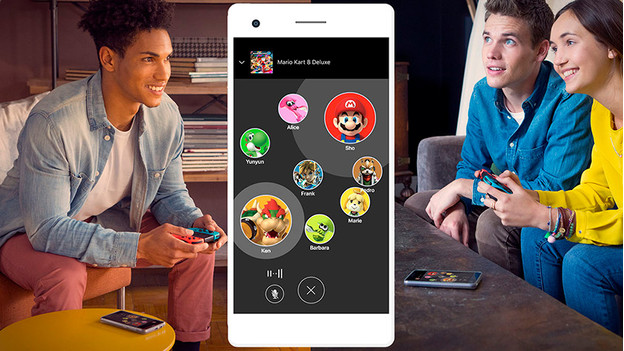 How do you use the microphone of your gaming headset on the Nintendo ...