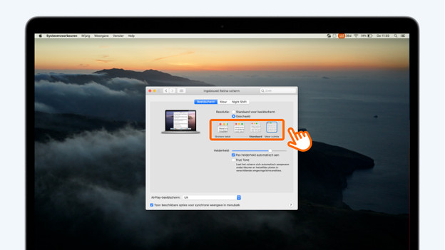 How do you adjust the resolution of your screen in macOS? | Coolblue ...