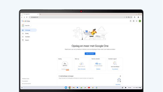 How do you activate 100GB of free Google Drive storage on my Chromebook ...