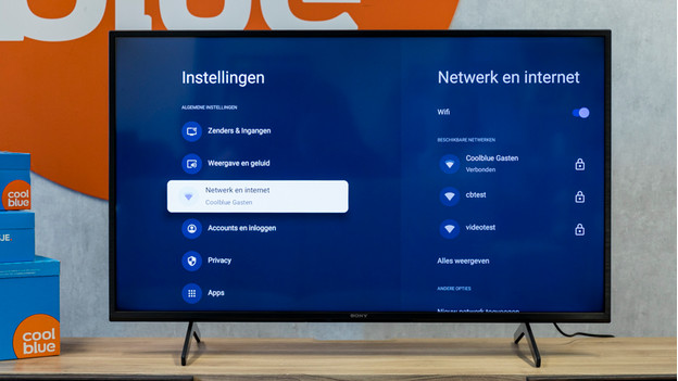 How do you connect your Sony TV to the internet? | Coolblue - Free ...