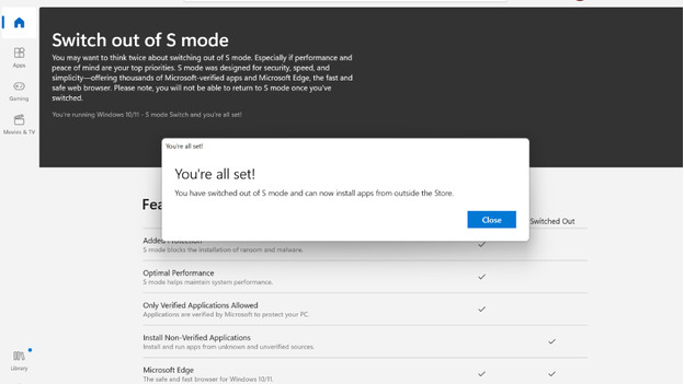 How do I upgrade a laptop with Windows 10 S to Windows 10 Home ...