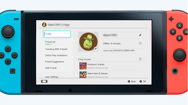 Nintendo switch online account store