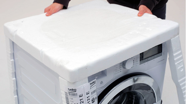 How do you remove polystyrene from your Beko washing machine ...