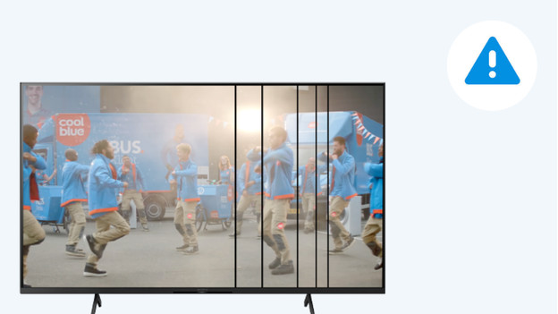 How do you solve stripes on the screen of your Sony TV? | Coolblue ...