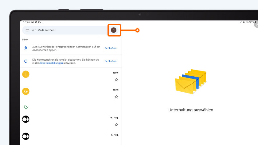 Wie richtet man E-Mail auf einem Android-Tablet ein? | Coolblue ...