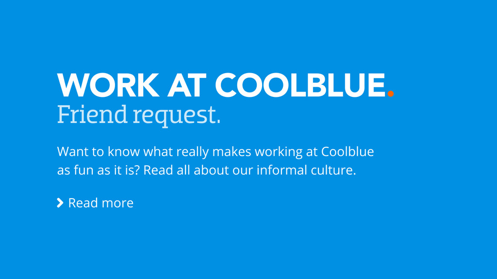 Coolblue - anything for a smile