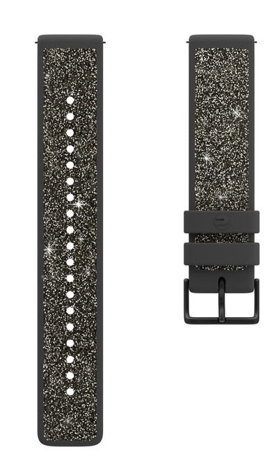 Polar Silicone Strap Gray with Crystals S 20mm | Coolblue | Watch straps