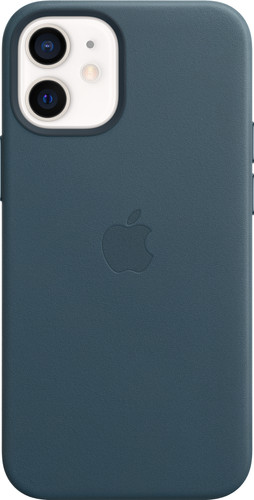 Apple iPhone 12 Mini Backcover mit MagSafe aus Leder in Baltikblau ...