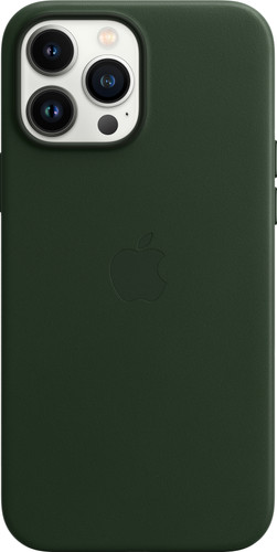 Apple Iphone 13 Pro Max Backcover Mit Magsafe Leder Schwarzgrün