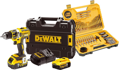 DeWalt DCD791P2-QW + 100-piece drill and bit set | Coolblue - Before 13 ...