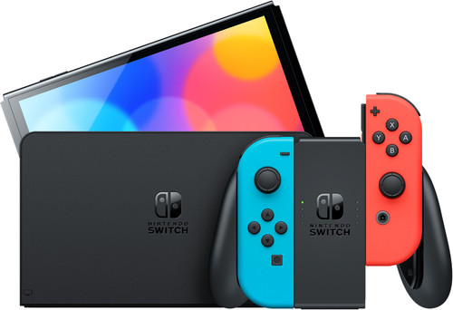 Nintendo Switch OLED Blau Rot | Coolblue - Vor 13:00, morgen da