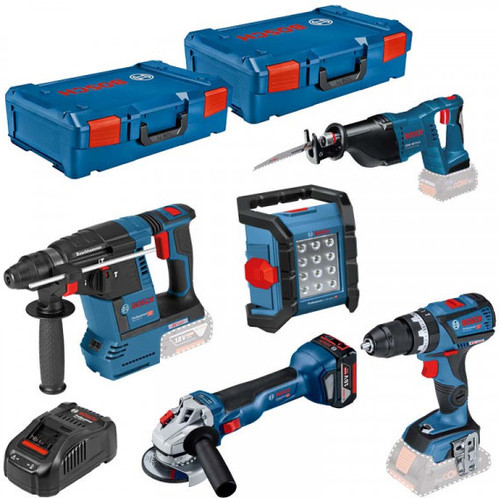 Bosch Professional 5 Toolkit 18V 0615990M2X Kombiset | Coolblue - Vor ...