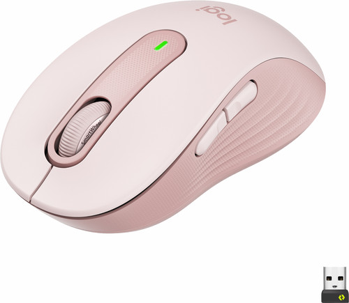 Logitech Signature M650 Kabellose Maus Rosa | Coolblue - Vor 13:00 ...