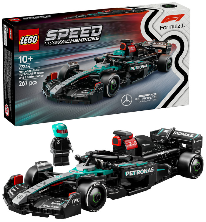LEGO Speed Champions Mercedes-AMG F1 W15 Race Car 77244 | Coolblue ...